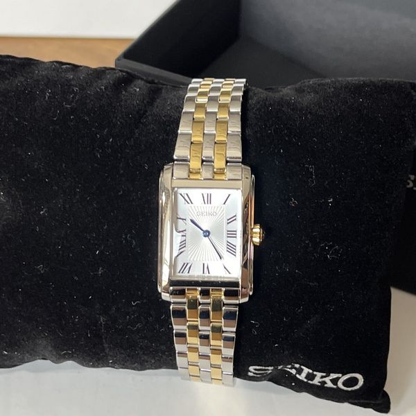 SEIKO Two-Tone ESSENTIALS Stainless Steel Women's Watch - SWR087 MSRP ...