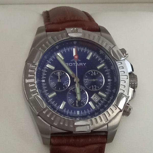 Men's Rotary Aquaspeed Wristwatch. Chronograph. Fully Working. Boxed ...