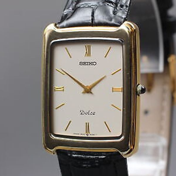 [Exc+5] Vintage SEIKO DOLCE 9530-5020 New Band gold men's watch From JAPAN | WatchCharts Marketplace