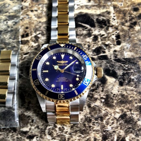 FS: Invicta Pro Diver Swiss Made 9938 two-tone $150 Shipped Con-USA ...