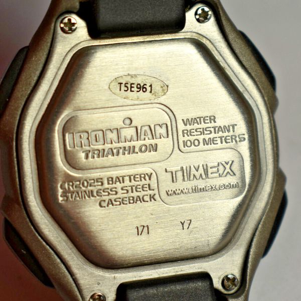 Timex Ironman Triathlon Women's T5E961 Watch Black Digital NEW BATTERY ...