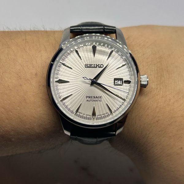 Seiko Presage Cocktail Time Automatic NH35 Movement White/Blue ...
