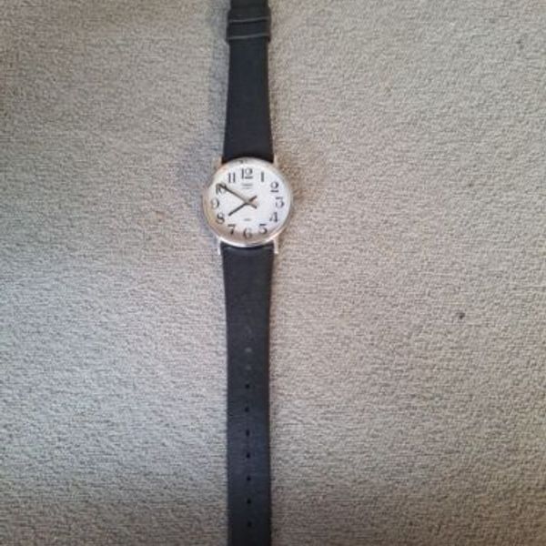 VTG Timex Quartz Watch Mens Easy Read Large Number LA Cell New Battery ...