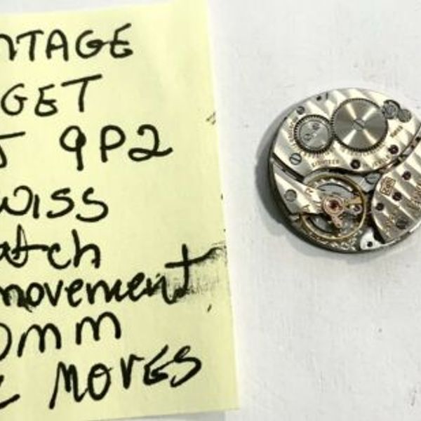 Vintage Piaget Watch Movement 18J 9P2 Swiss 20mm Bal Moves ...