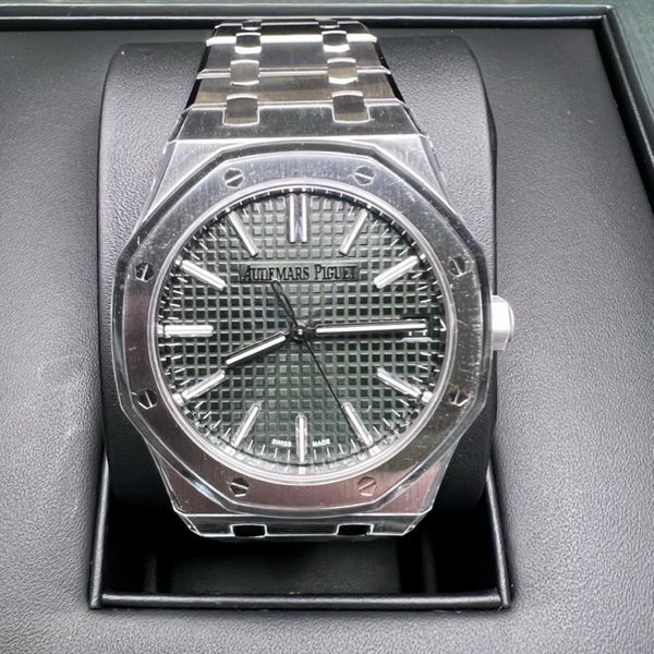 FS: AP Royal Oak 15510ST Green 2023 | WatchCharts