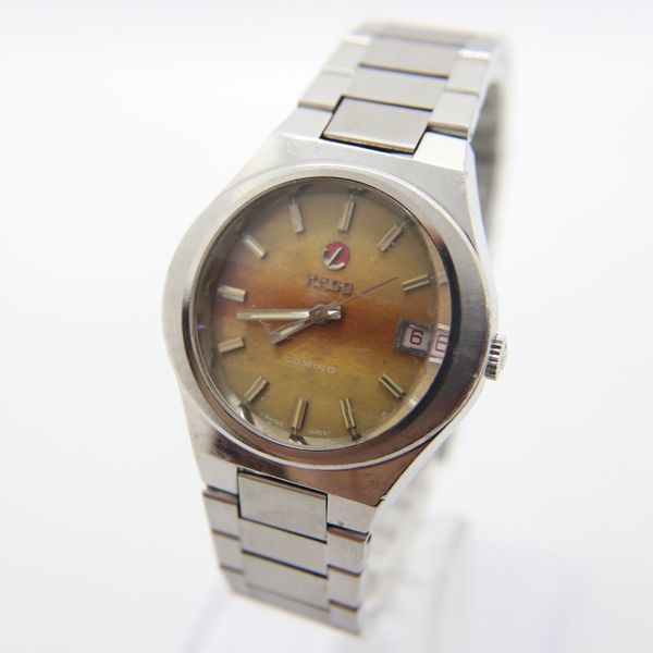Rado Lumino Watch Automatic 35mm Men's Brown Dial Swiss Made Oval ...