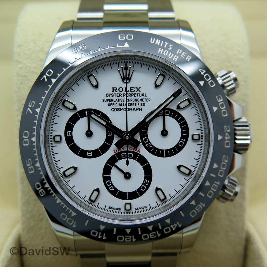 FS: Rolex 116500LN COSMOGRAPH DAYTONA CERAMIC BEZEL-WHITE DIAL ...