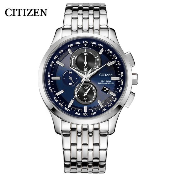 Hot CITIZEN Eco Drive Rdaiocontrolled Chronograph Menâ s Watch AT8110 ...