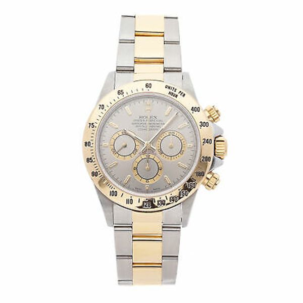 Rolex Daytona Auto 40mm Steel Yellow Gold Mens Bracelet Watch Chrono ...