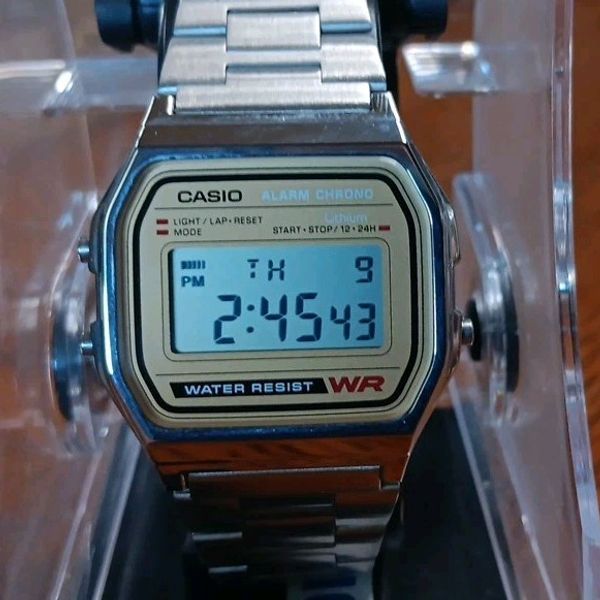 Casio digital watch CAS84 Brand New With Box daily Alarm Water resist ...