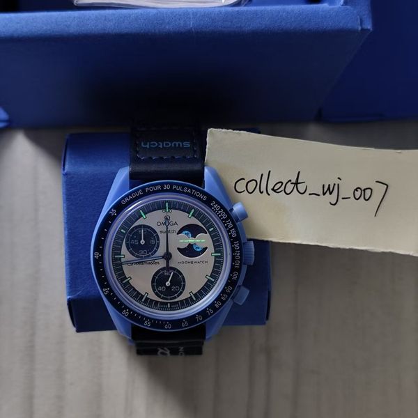 Swatch #Moons watch MISSION TO THE SUPER BLUE MOON PHASE | WatchCharts ...