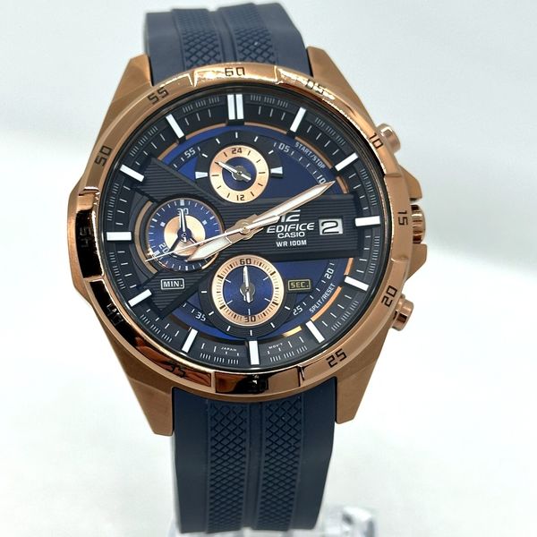 Casio Edifice EFR-556P mens quartz watch chronograph module 5451 rose ...