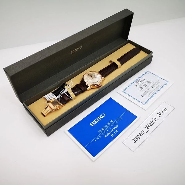 SEIKO PRESAGE SARY132 Rose Gold Automatic Mechanical Elegant Men Watch ...
