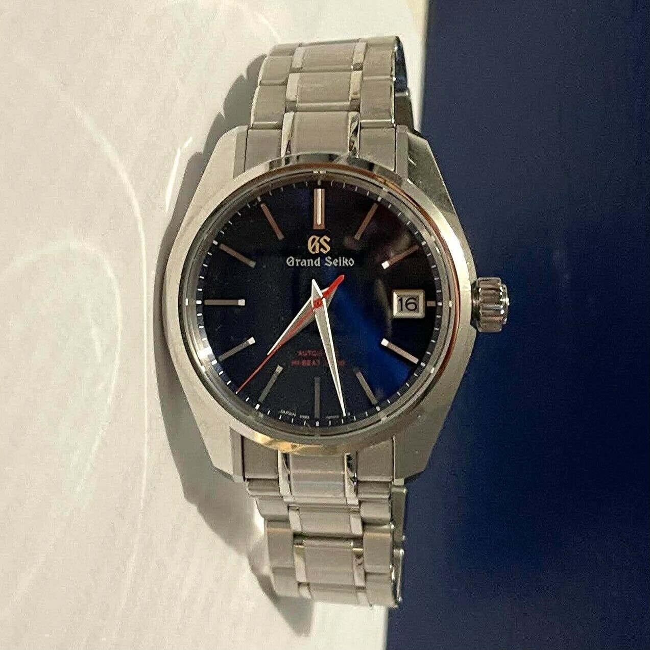 Grand Seiko SBGH281 60th Anniversary Lmtd. Edition Watch BLUE Dial ...