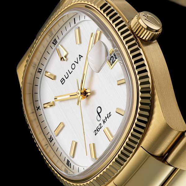 Bulova Men's Classic Calendar Gold Stainless Steel Watch 38 MM 97B223 ...