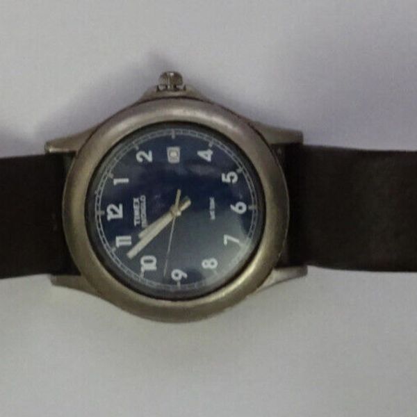 TIMEX INDIGLO CR2016 CELL MENS WATCH LEATHER STRAP 30M WORKING FINE ...