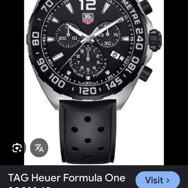 SWISS TAG HEUER FORMULA 1 CAZ1010 CHRONO MEN'S QUARTZ WATCH WITH DATE ...