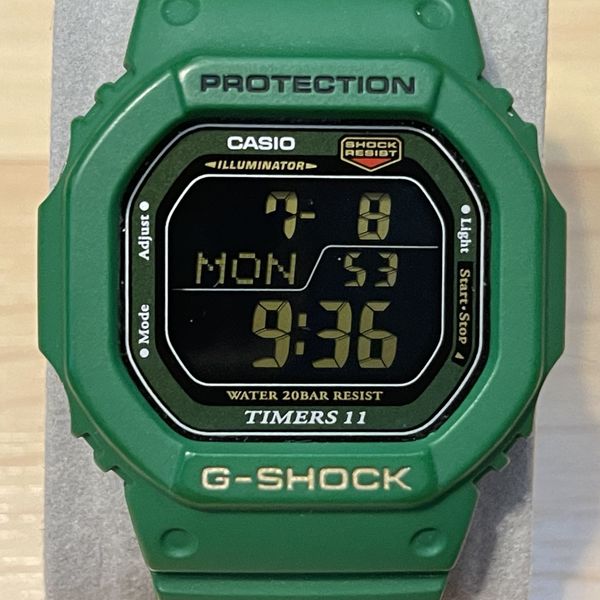 [WTS] Casio G-Shock DW-56RTB-3 Referee Timers Square Rare Green Vintage ...