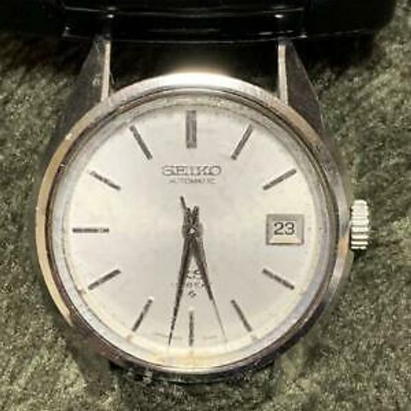 Seiko King Seiko 5625-7111 Vintage Hi-Beat Date Automatic Mens Watch Auth Works | WatchCharts ...