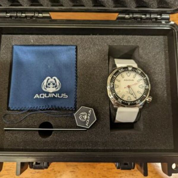 aquinus blue aquatic automatic watch | WatchCharts