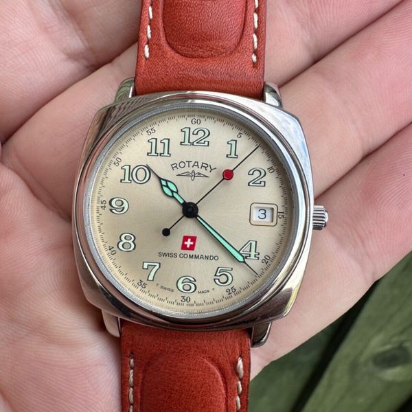 GENTS STUNNING ROTARY SWISS COMMANDO WATCH NEW OLD STOCK | WatchCharts ...
