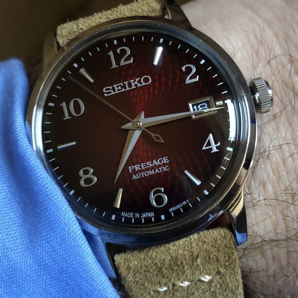 FS: Seiko Presage red dial "Negroni" (REDUCED) | WatchCharts