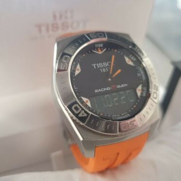 Tissot Racing T-Touch 100m chronograph Swiss Made compass watch T002520 ...