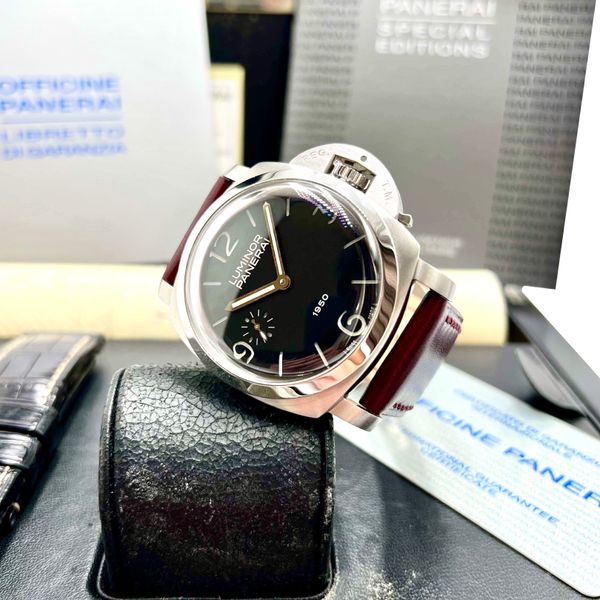 💥SUPER RARE💥Panerai Luminor 1950 Pam 127 E 'Fiddy' With Receipt🧾 ...