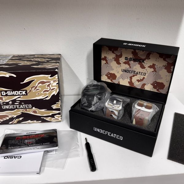Casio G-Shock UNDEFEATED Collaboration Model DWE5600UD-1 New + Boxed ...
