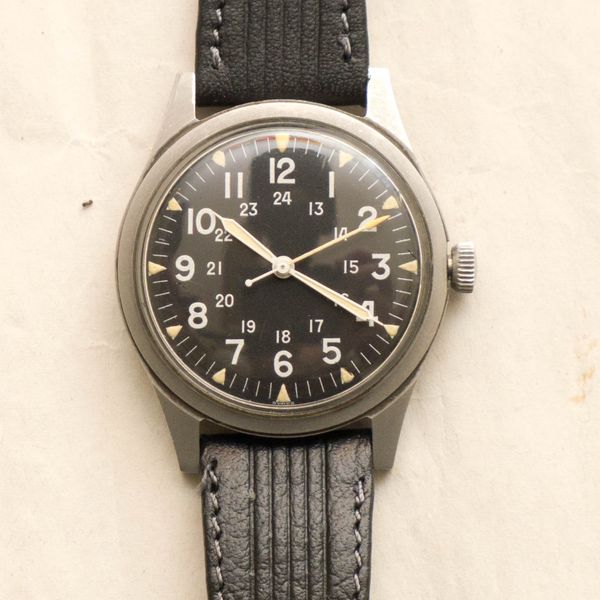 SOLD: Benrus DTU-2A/P military watch - MIL-W-3818B spec, July 1965 ...