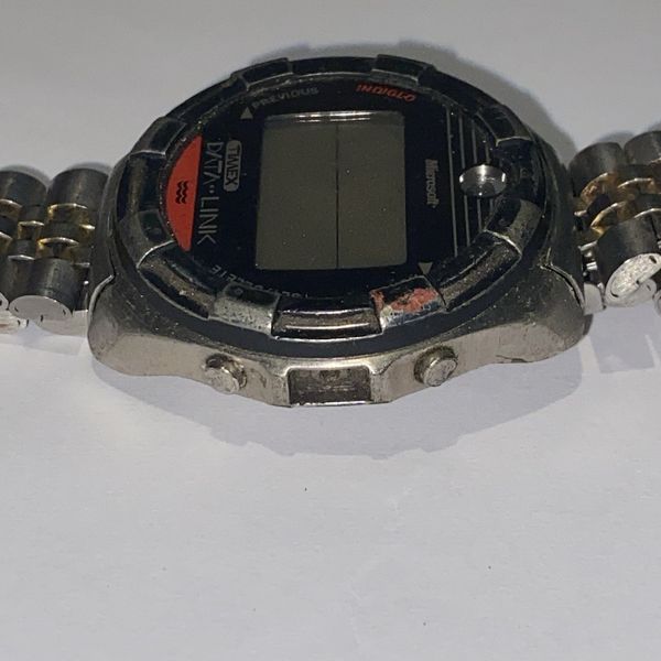 Vintage Timex Microsoft Data Link 150 Digital Watch Men 1994 First ...