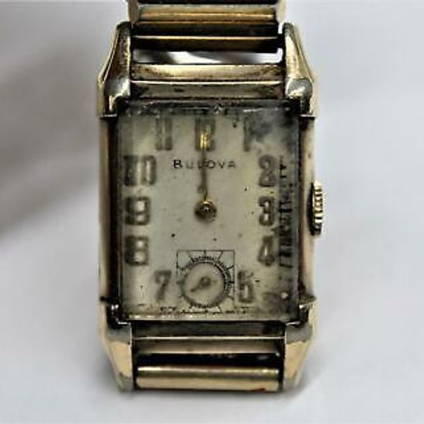 BULOVA Men's Vintage 7AK 21J 10k Gold Filled Analogue Display ...