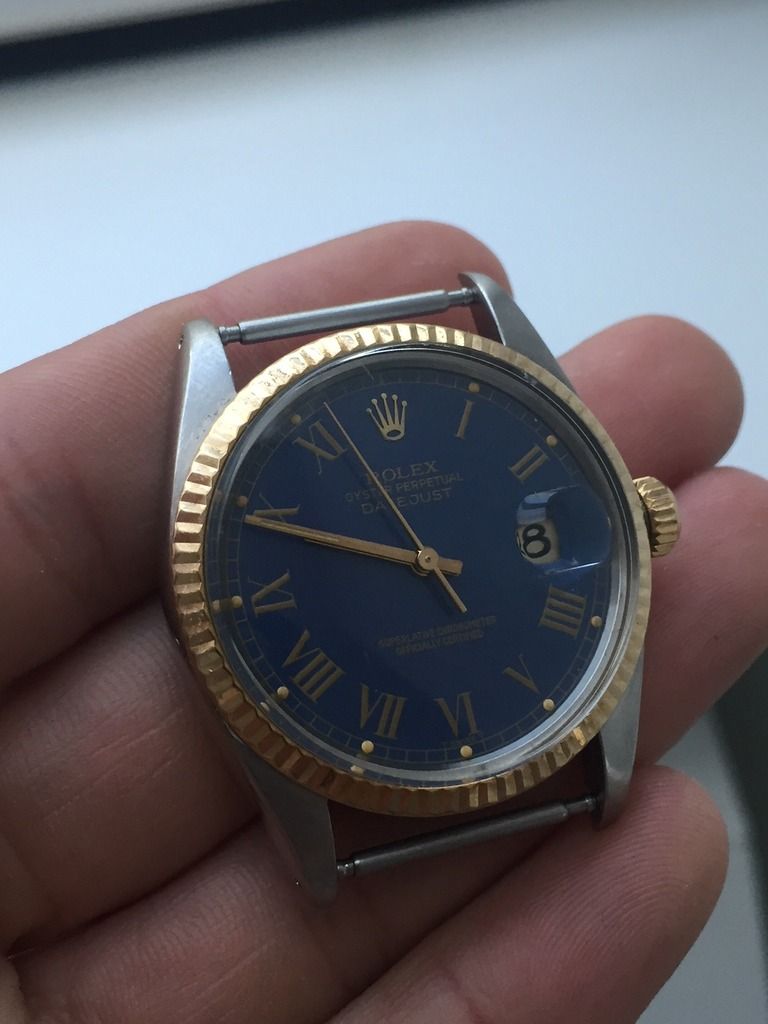 FS Rolex 16013 Blue Buckley Dial Datejust | WatchCharts