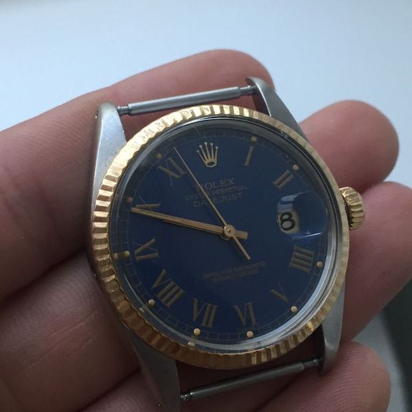 FS Rolex 16013 Blue Buckley Dial Datejust | WatchCharts