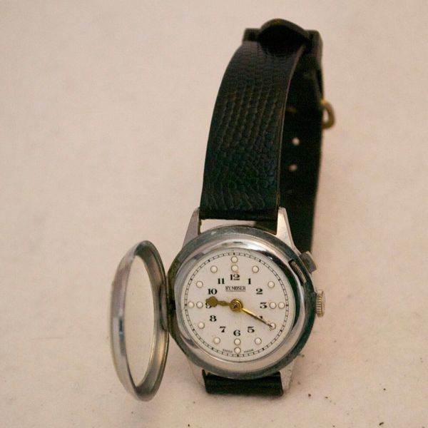 Vintage BRAILLE Watch by HY MOSER Swiss Made Opening Glass - Not ...