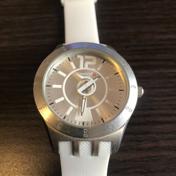 Watch Vintage Swatch Swiss made Rare model white SR626SW V8 Very good ...