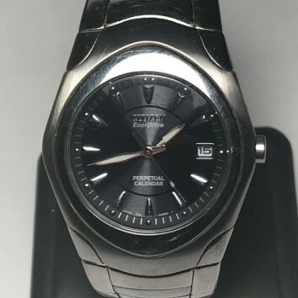 Citizen Eco Drive Men’s Titanium E760-H27066 TA Watch Perpetual ...