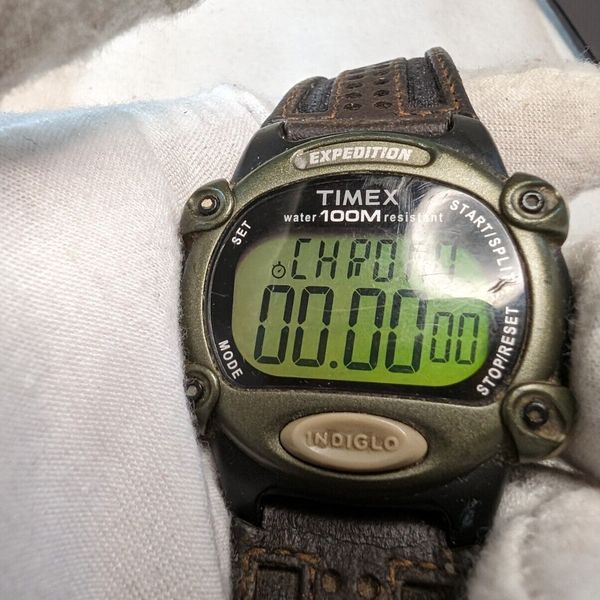 Men's Watch Timex Expedition Indiglo Digital - Chronograph Features ...