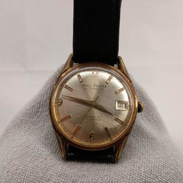 Vintage WALTHAM Self Winding Incabloc 17 Jewels Mens Watch WORKS | WatchCharts Marketplace