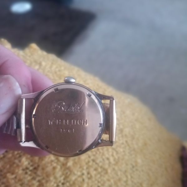 Vintage 9k Solid Gold Smiths Imperial Men's Watch,not Working,scrap or ...