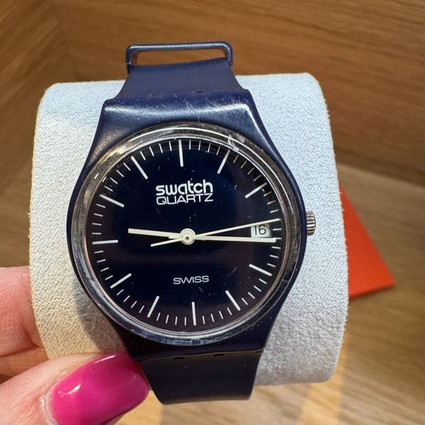 Vintage Swatch Watch Originals GN400 1983 first year of Swatch Good ...