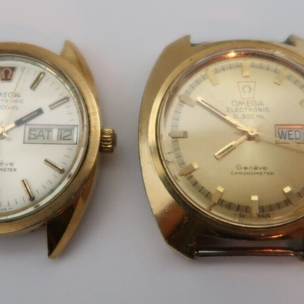 OMEGA f300 GENTS WATCHES x2 FOR REPAIR circa 1970s | WatchCharts ...