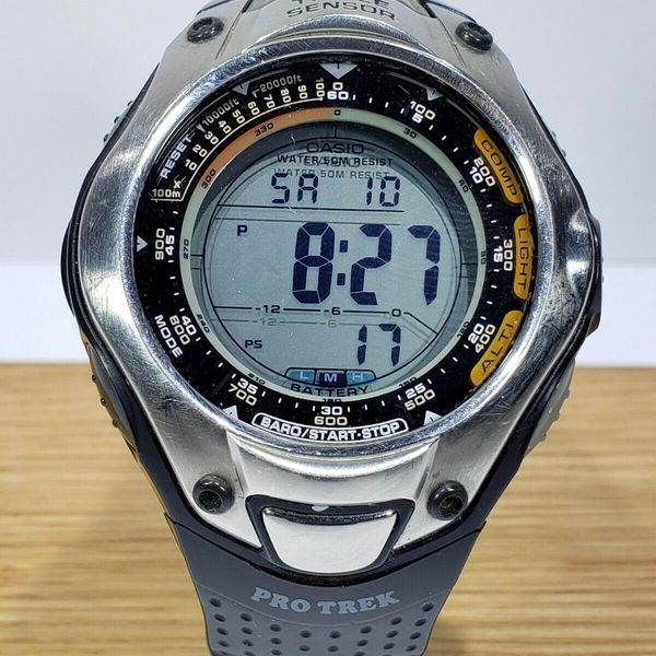 Casio Pro Trek PRG-70 (2872) Triple Sensor Digital Thermometer Barometer Compass | WatchCharts ...