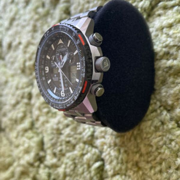 Citizen JY8108-53E Men's Promaster Skyhawk Titanium Watch - Silver ...