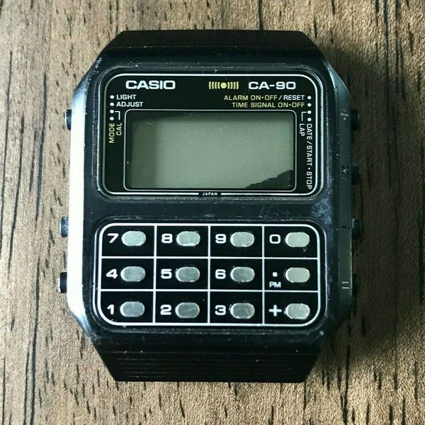 RARE Vintage 1981 Casio Calculator Game Watch Space Invaders Japan Mod ...