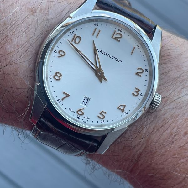 Hamilton Jazzmaster Slimline Gents Swiss Quartz Watch H385111 ...