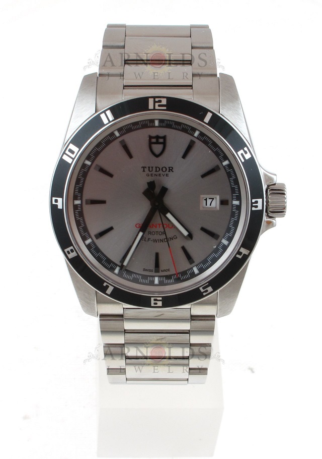 FS: Tudor Grandtour Date 42mm With Silver Dial White Black Bezel Model ...