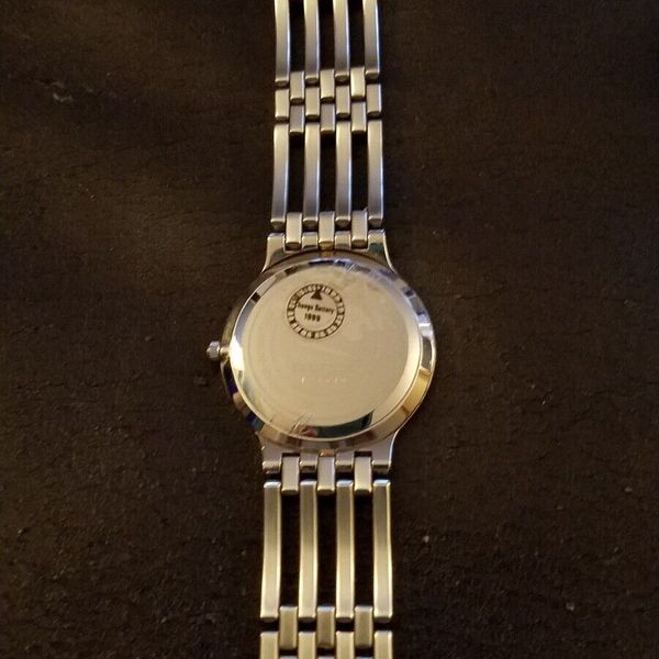 Movado Watch Silver & Gold Water Resistant Stainless Steel Original ...
