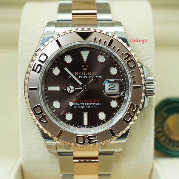 FSOT:BNIB Rolex 126621 YACHTMASTER ROSE GOLD STEEL CHOCOLATE DIAL 40MM ...