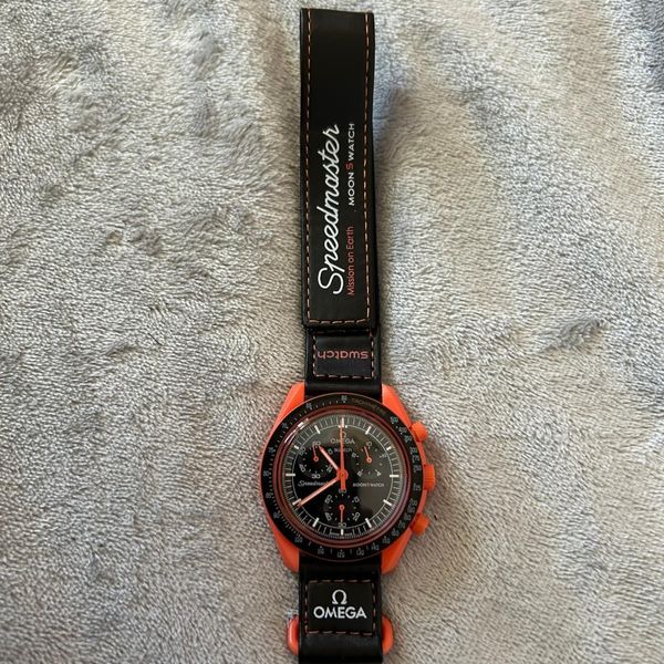 Swatch x Omega Moonswatch Mission on EARTH LAVA | WatchCharts Marketplace